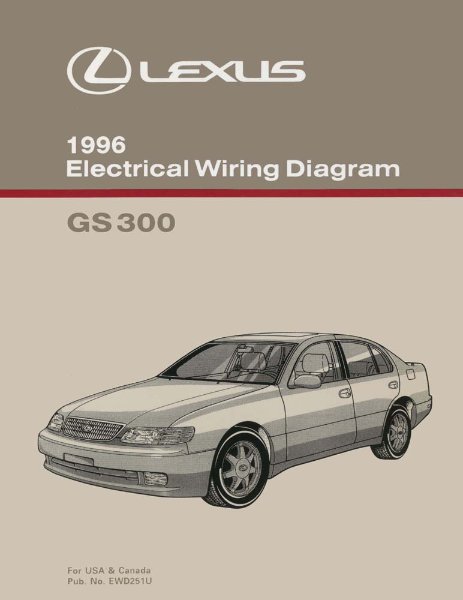 Bishko Automobile Literature - 1996 Lexus GS 300 Wiring Diagrams ...